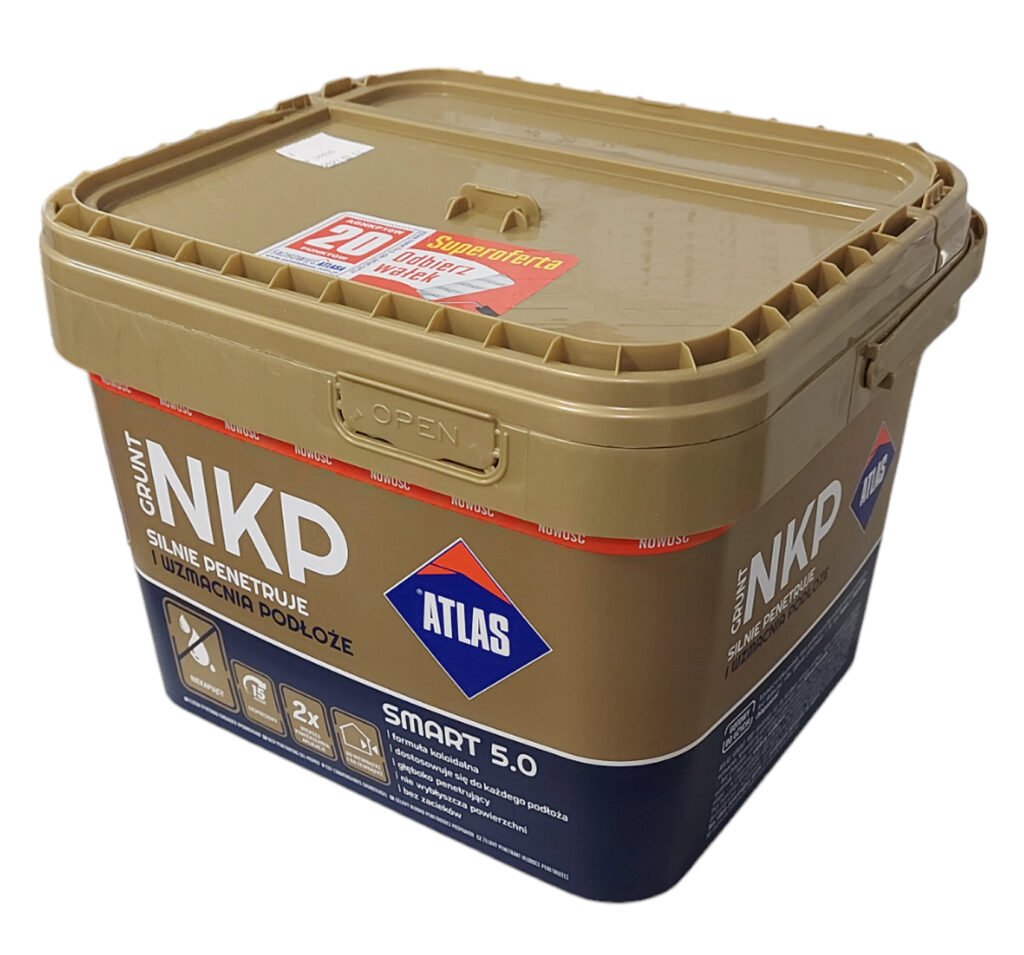 ATLAS GRUNT NKP 10kg - grunt żelowy nie chlapie, nie kapie - Budshop24.pl