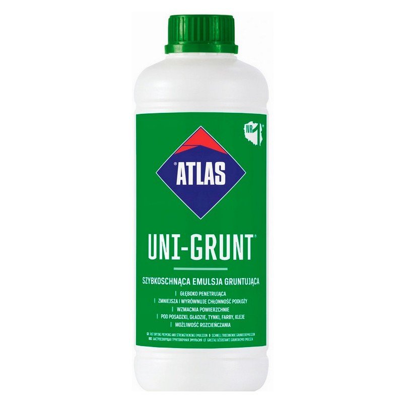 ATLAS UNI-GRUNT 1kg - szybkoschonąca emulsja gruntująca - Budshop24.pl